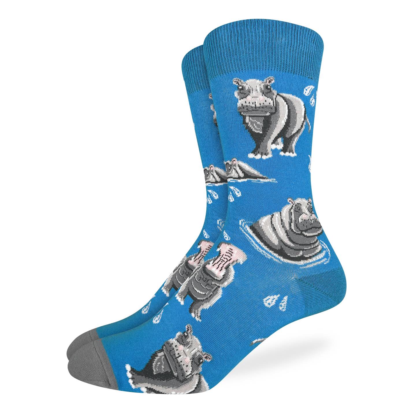 Men's Hippopotamus Socks – Good Luck Sock