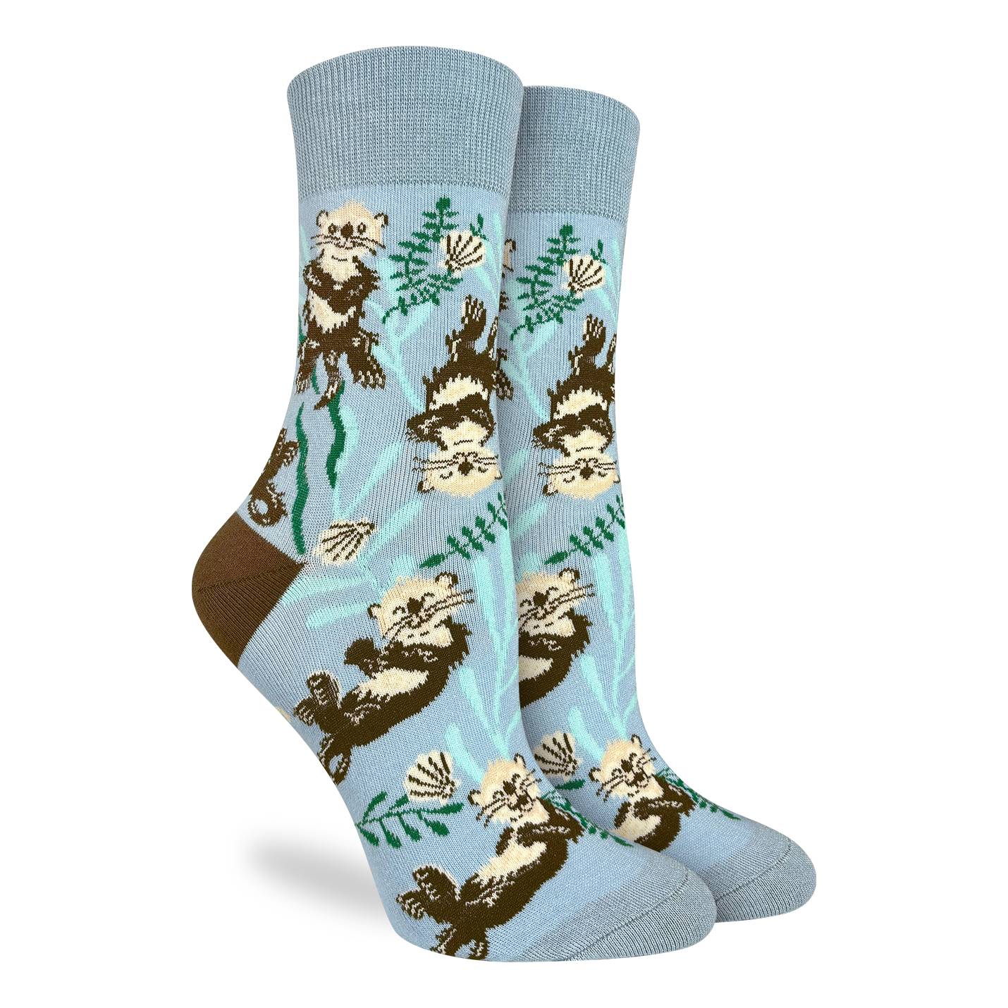 Women's Sea Otter Socks | Designed in Canada – Good Luck Sock