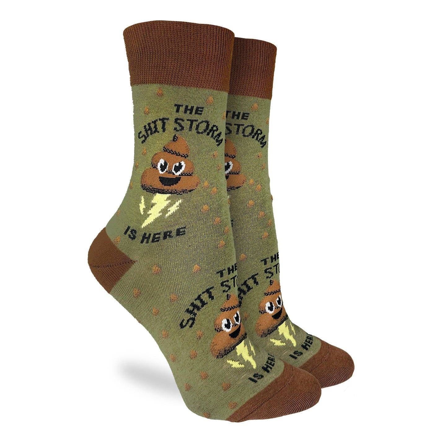 Women's Shit Storm Socks | Designed in Canada – Good Luck Sock