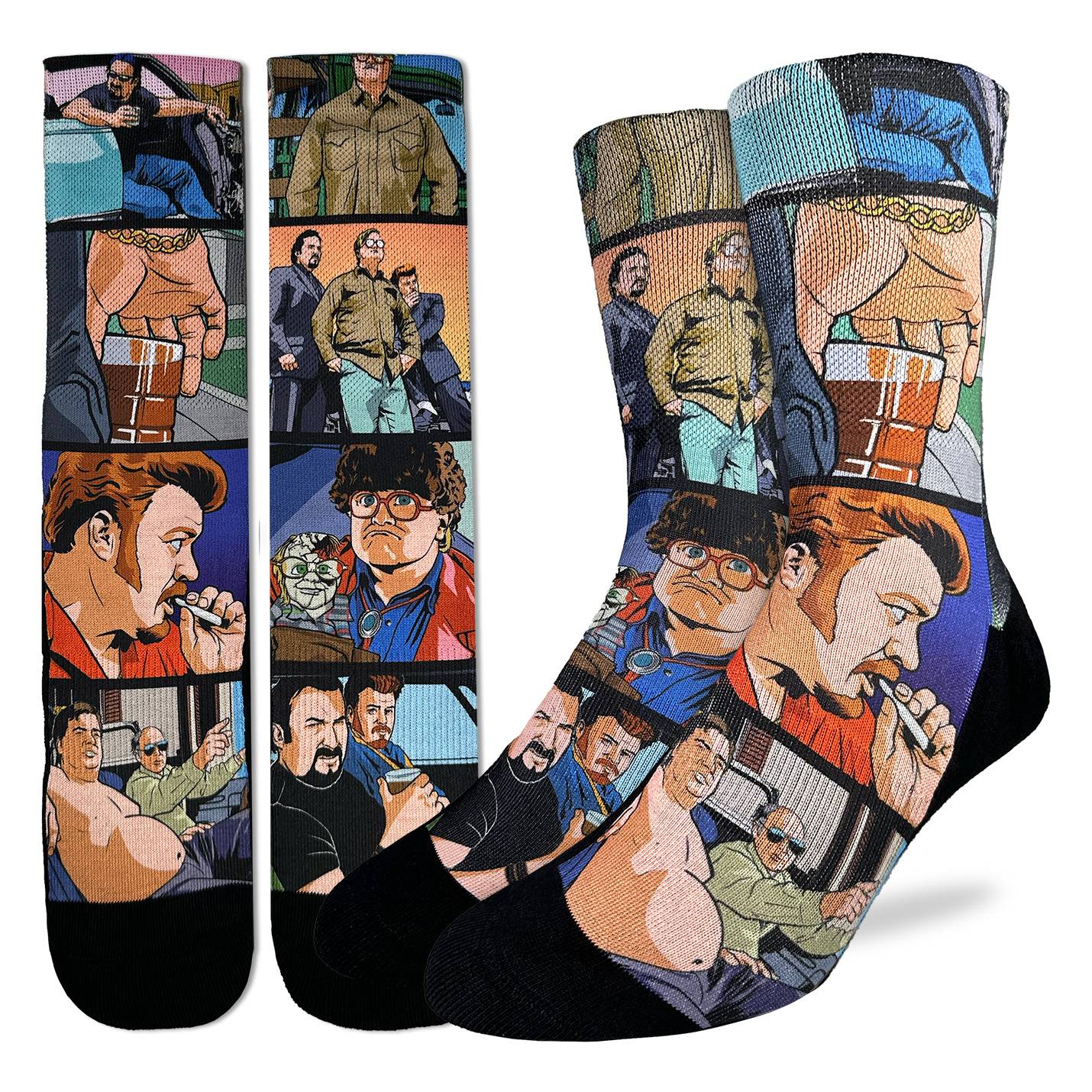 Men's Trailer Park Boys, Comic Strip Socks | Designed in Canada – Good ...