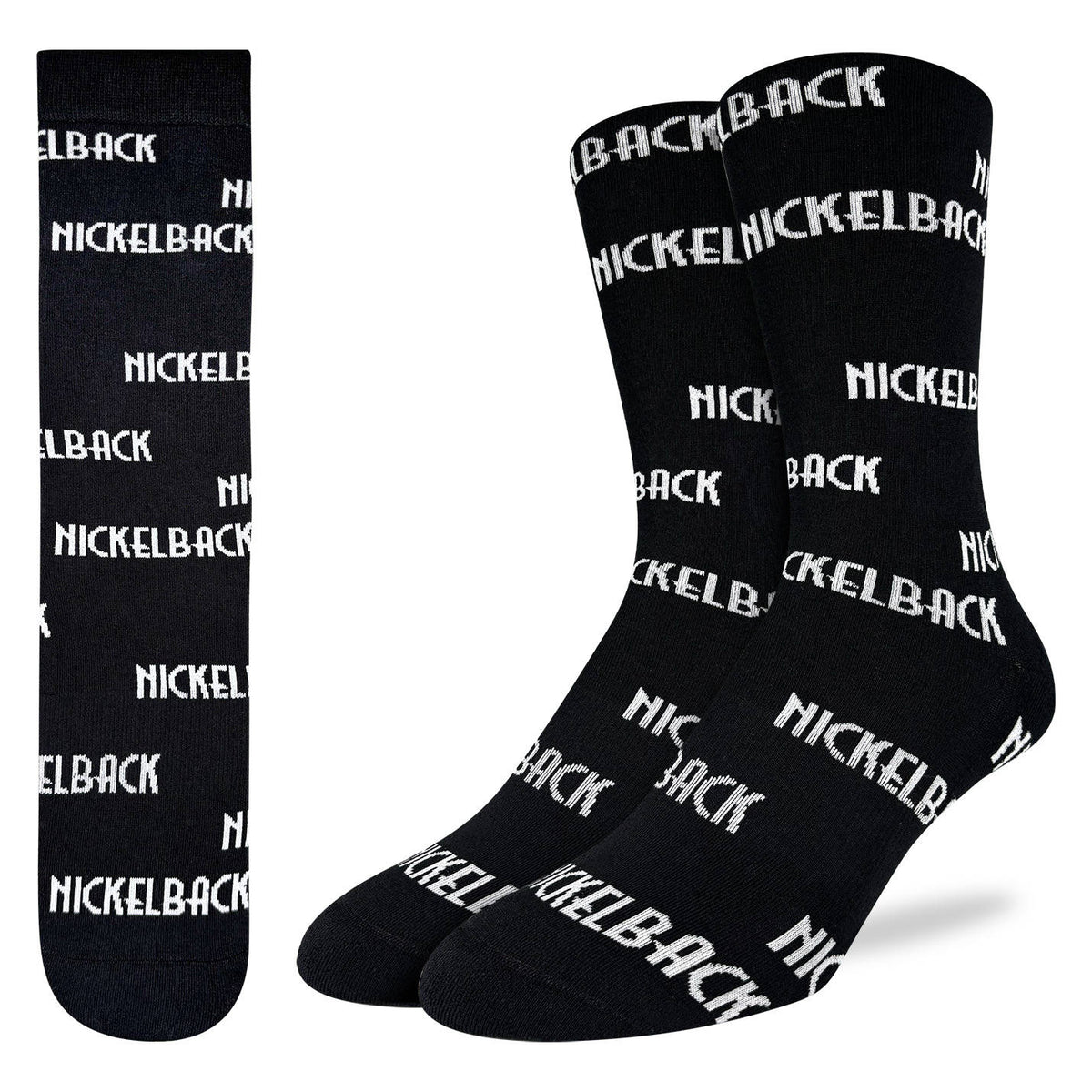 Men's Nickelback, Logo Socks | Designed in Canada – Good Luck Sock