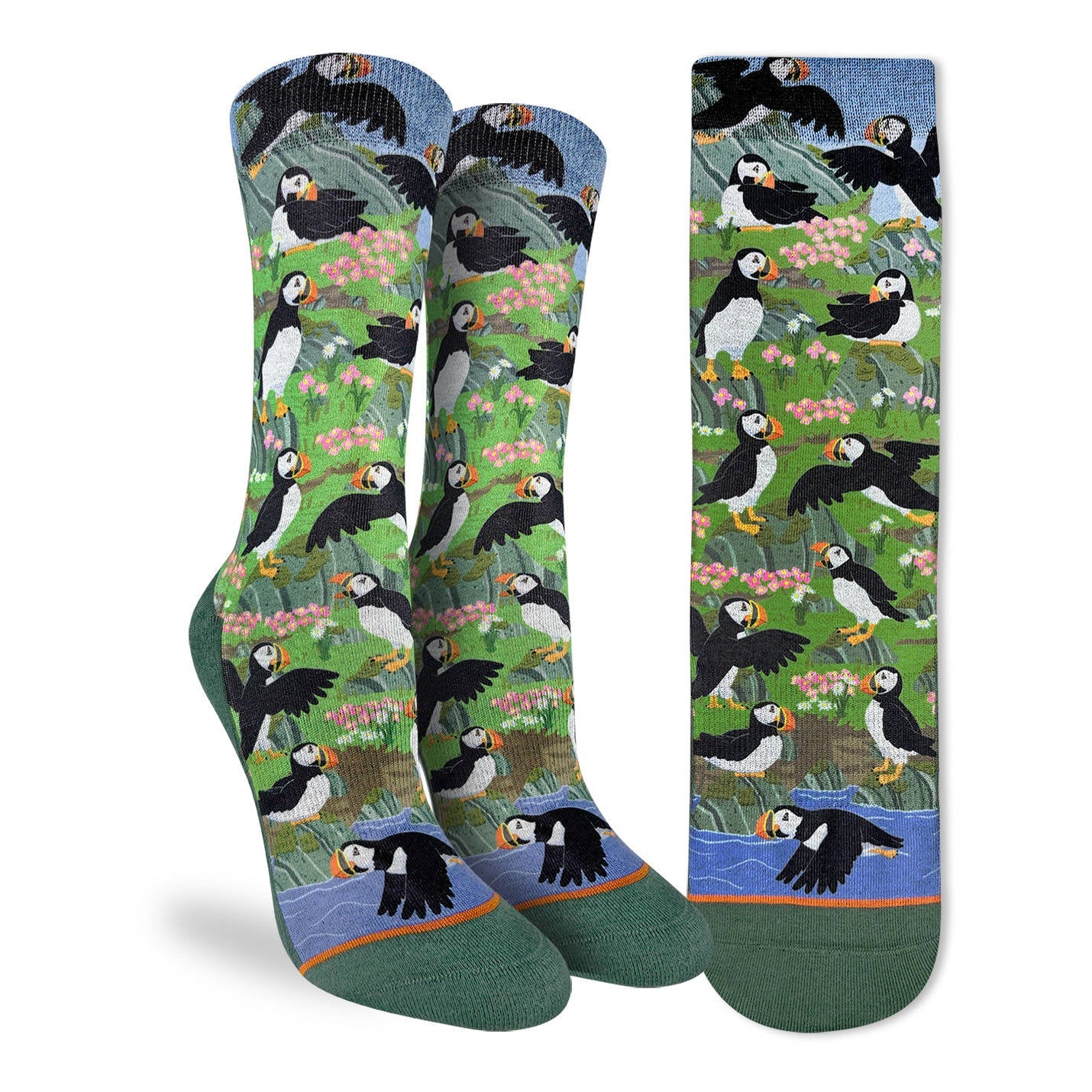 Women's Puffins Socks | Designed in Canada – Good Luck Sock