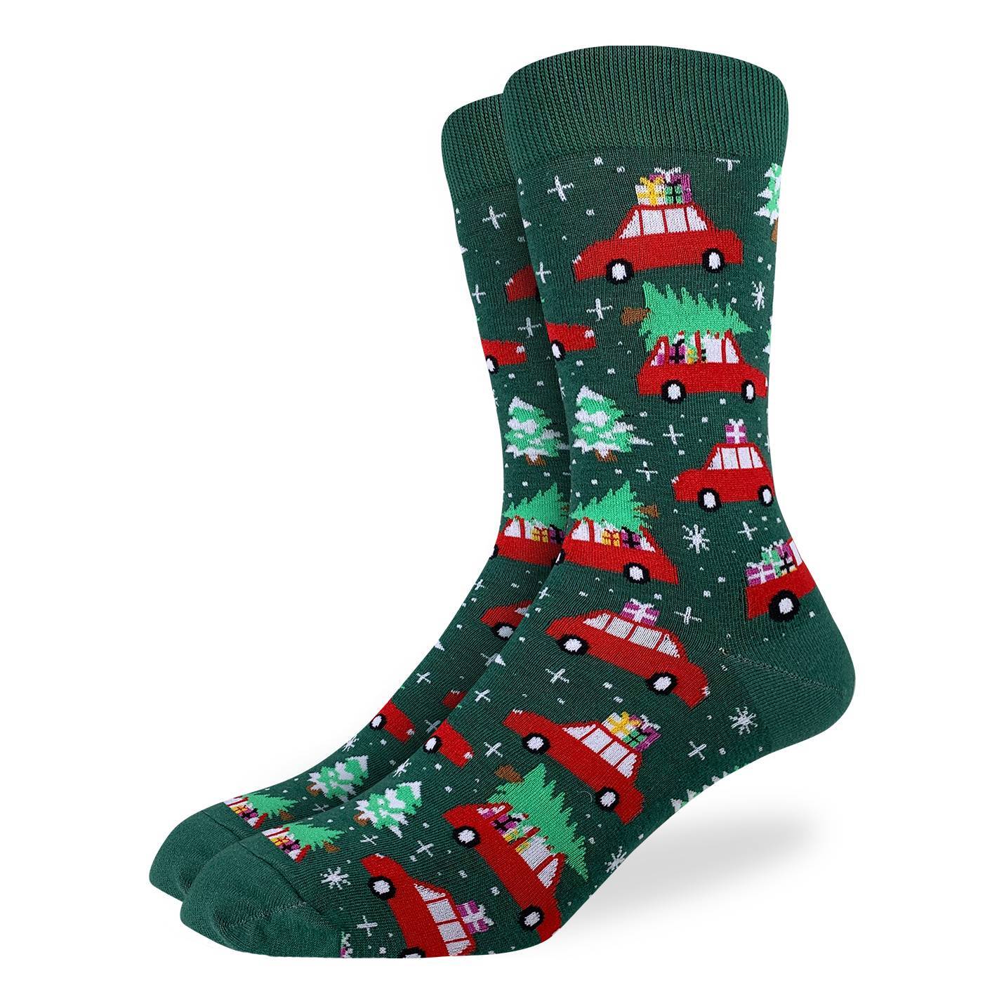 Men's Christmas Tree Socks | Designed in Canada – Good Luck Sock