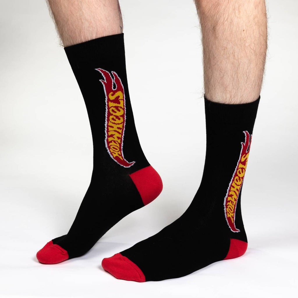 Men's King Size Hot Wheels Logo Socks – Good Luck Sock