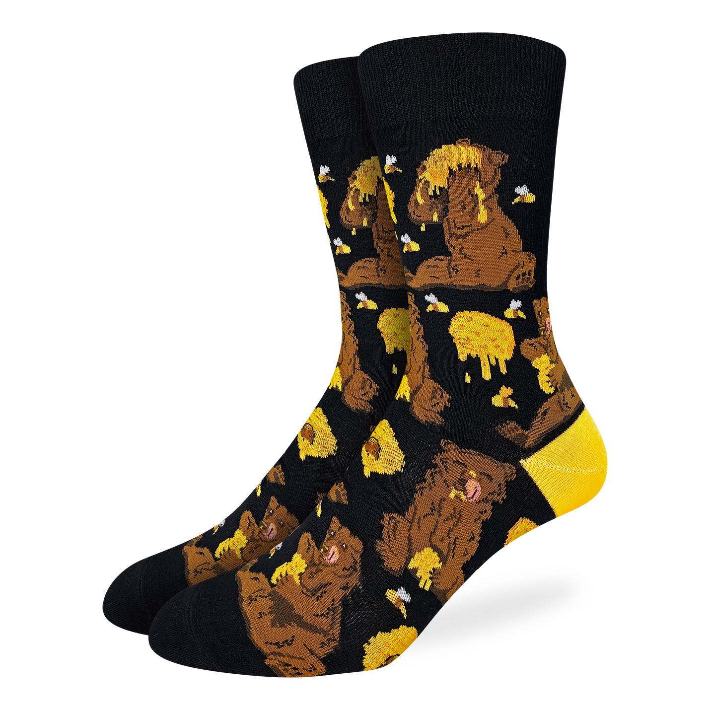 Men's Honey Bears Socks | Designed in Canada – Good Luck Sock
