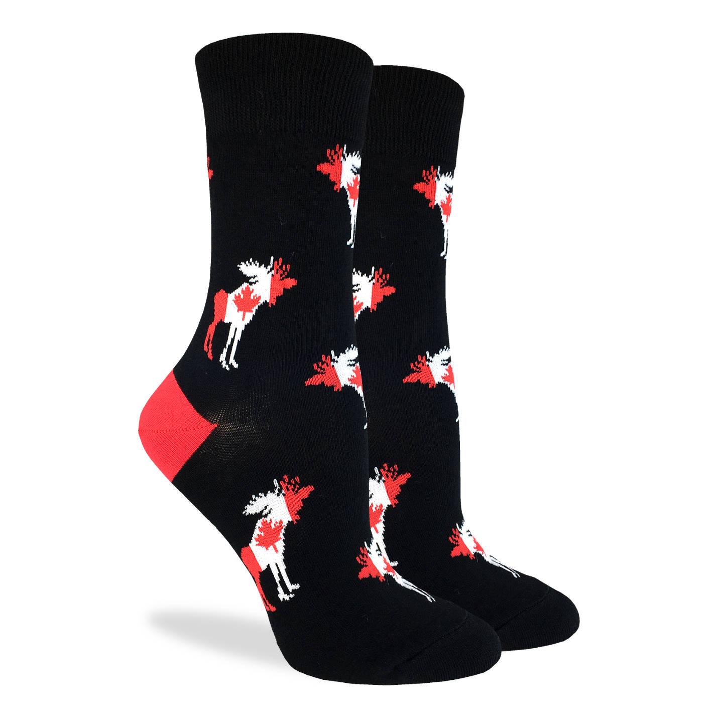 Women's Canada Moose Socks | Designed in Canada – Good Luck Sock