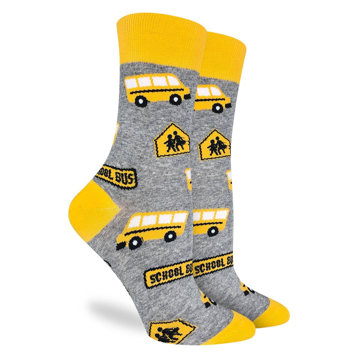 Women's School Bus Socks | Designed in Canada – Good Luck Sock