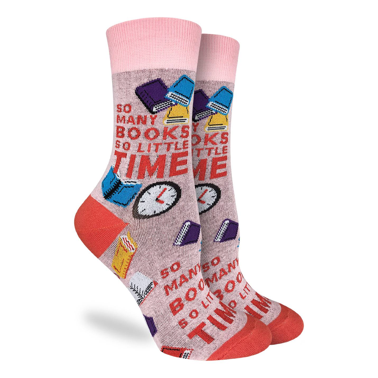 Women's So Many Books So Little Time Socks | Designed in Canada – Good ...