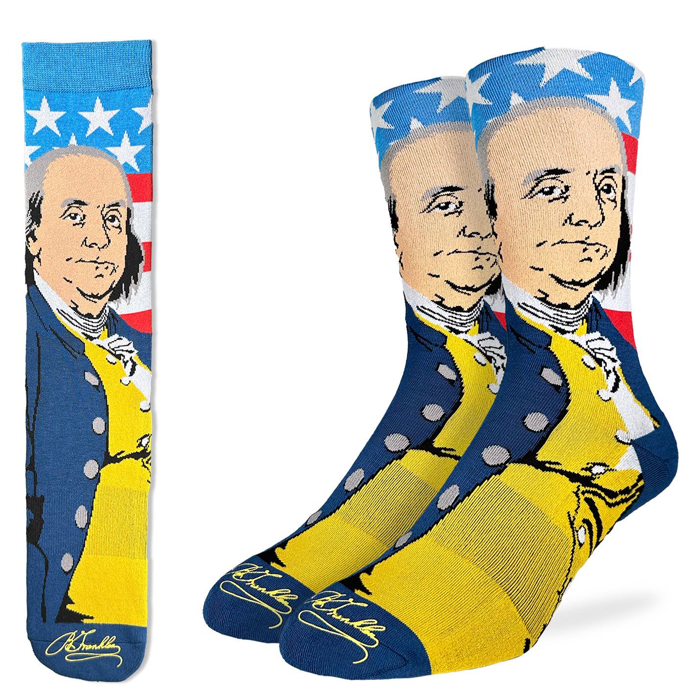 Men's Benjamin Franklin Socks – Good Luck Sock