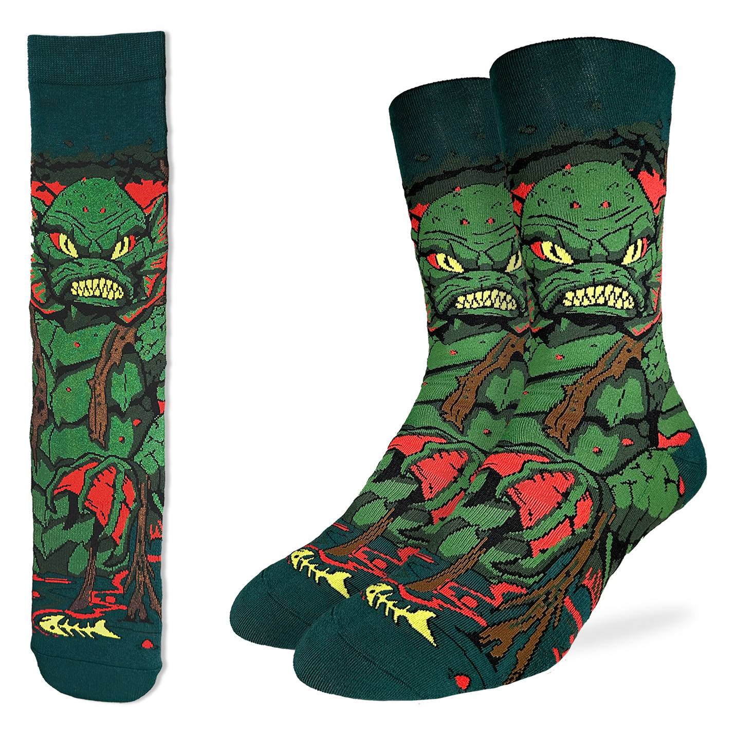 Men's Evil Swamp Creature Socks – Good Luck Sock