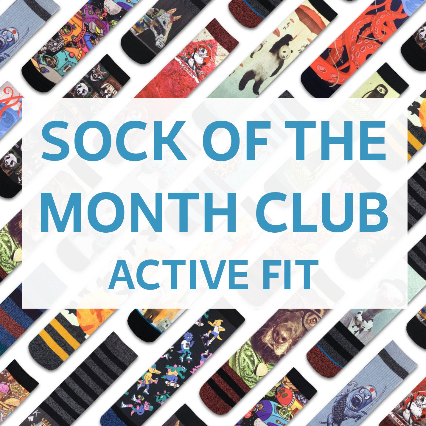Sock Of The Month Club - Active Fit by Good Luck Sock